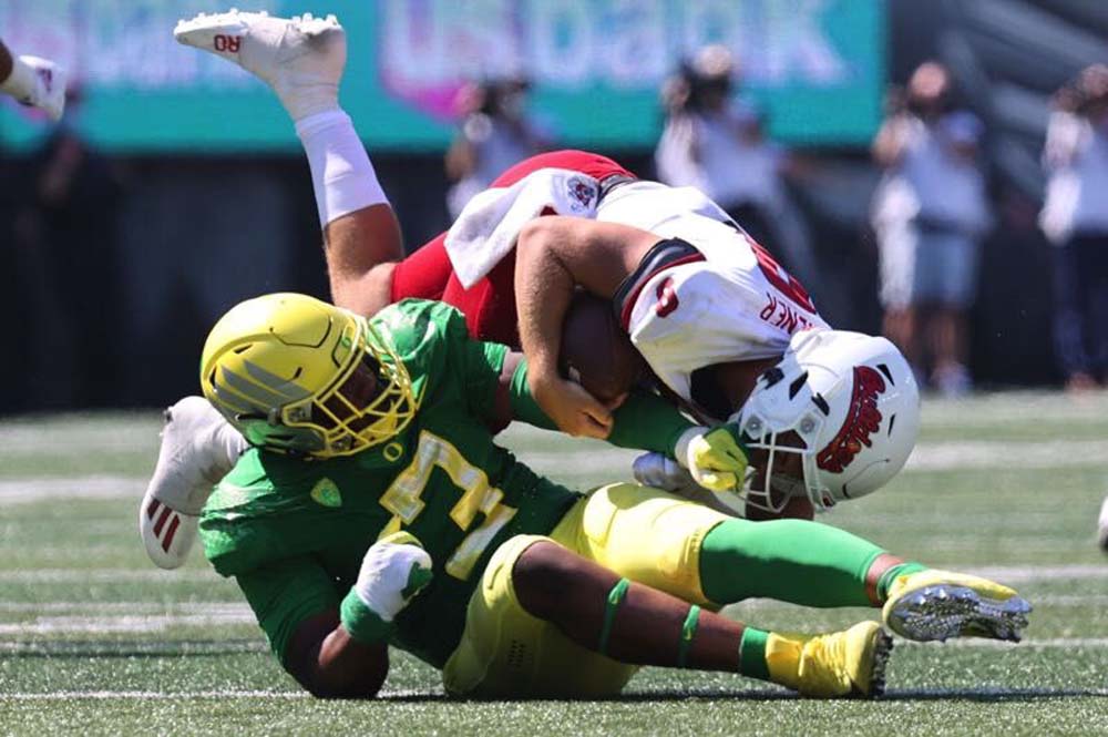 NFL dream motivates Oregon Ducks defensive lineman Brandon Dorlus | The ...