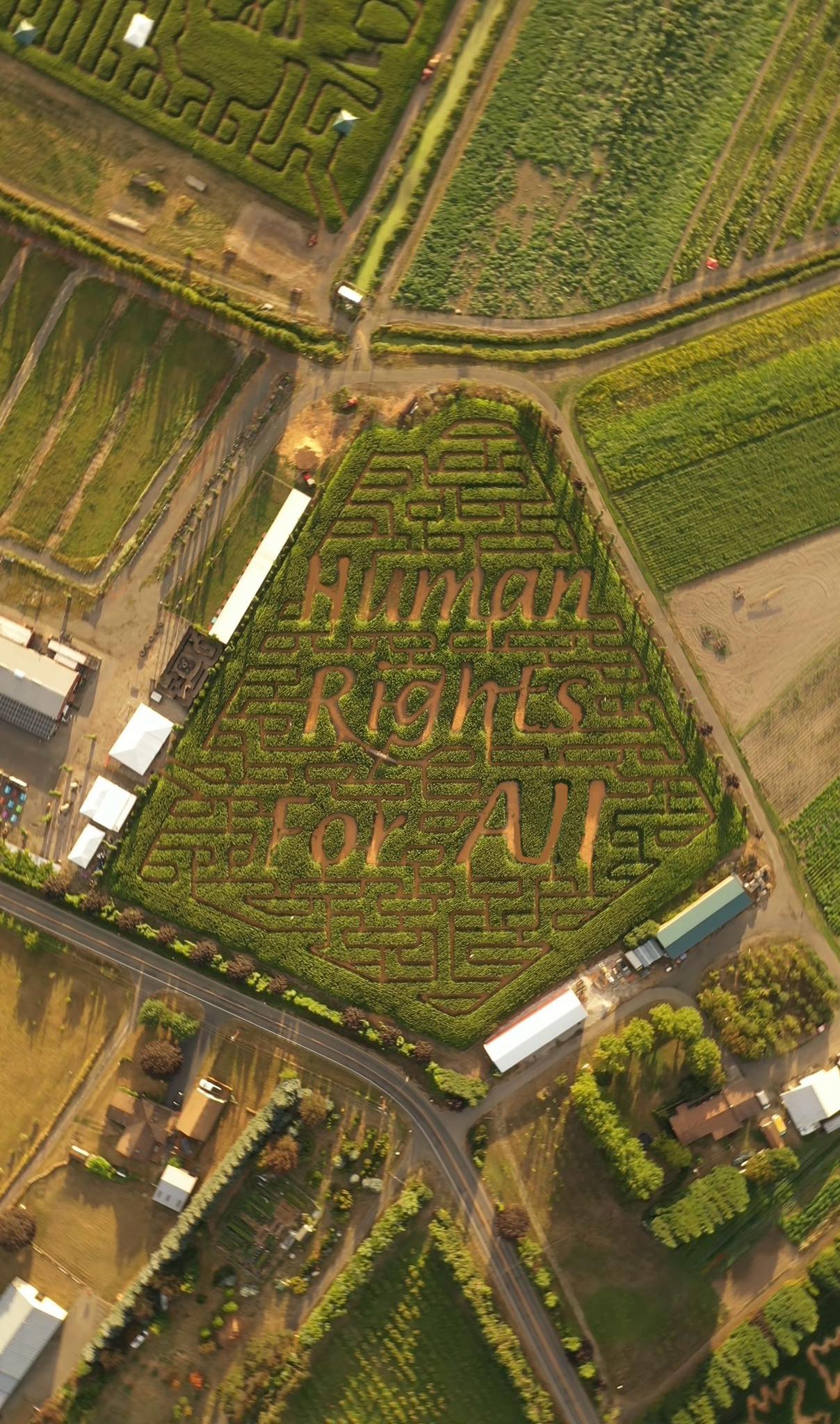 This Sauvie Island corn maze is mixing fall fun with a positive message ...