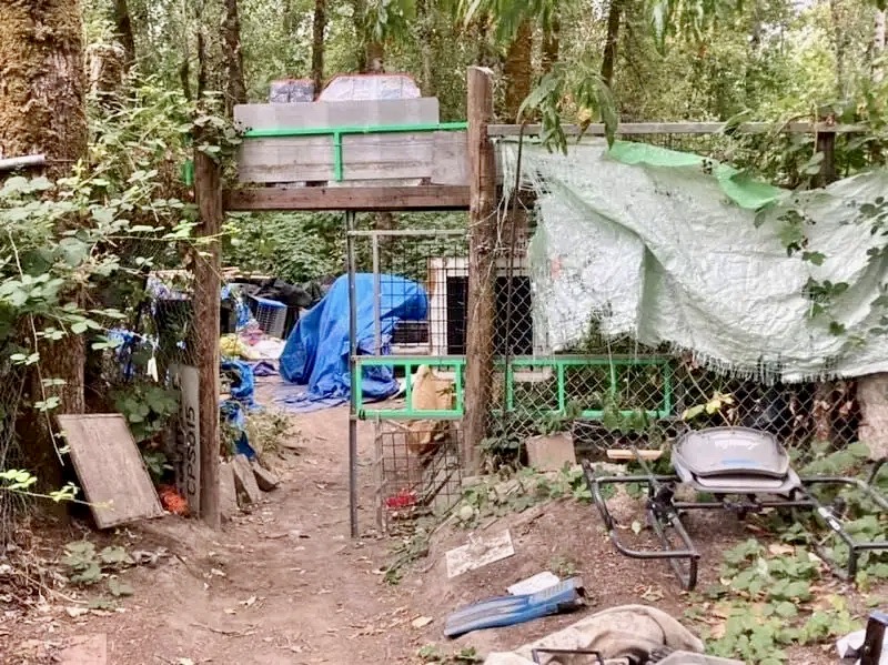 Corbett Fire blocked from blaze by hostile homeless encampment | The ...