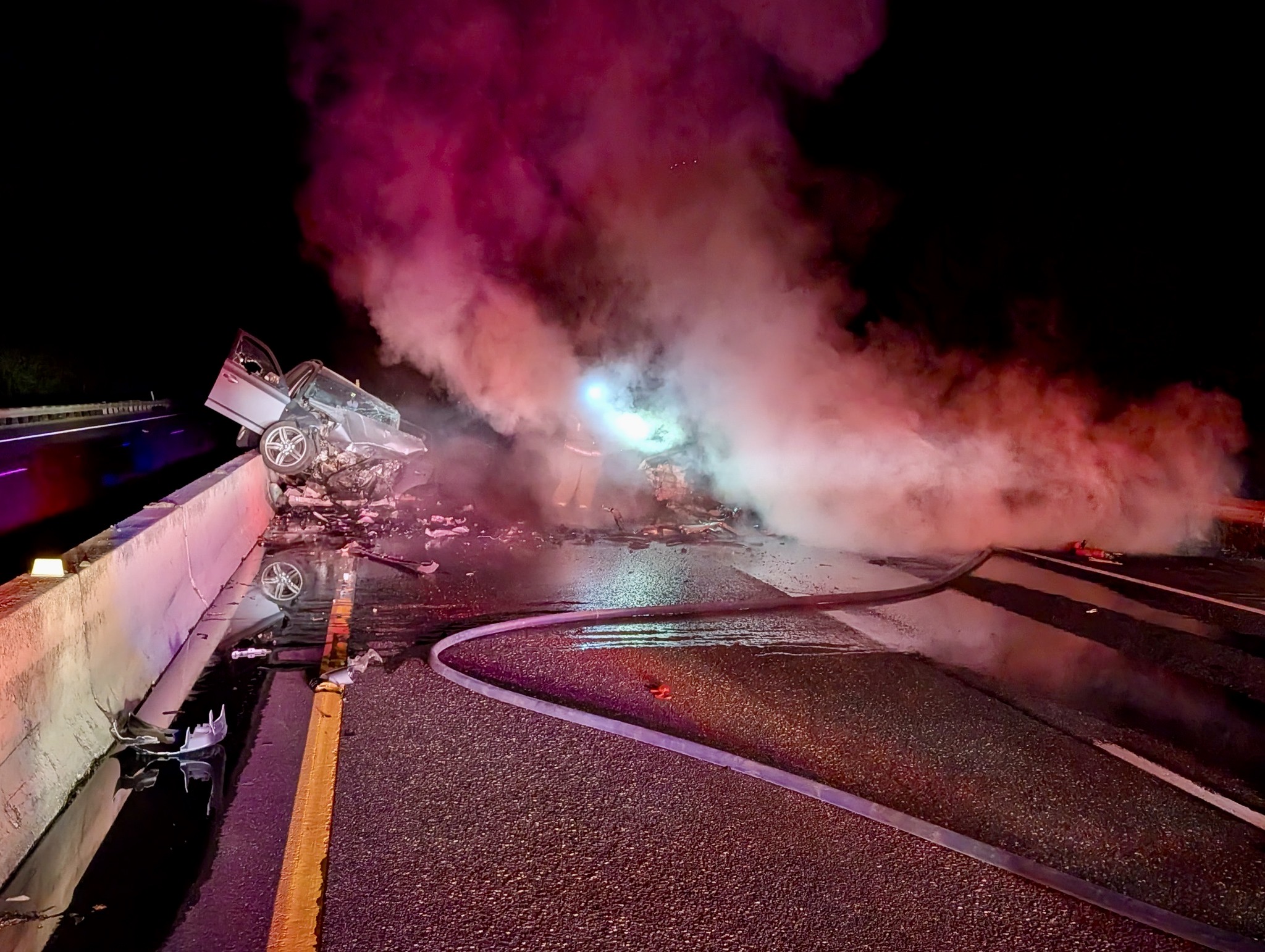Interstate 84 fiery crash leads to one death, one seriously injured | The Portland Tribune